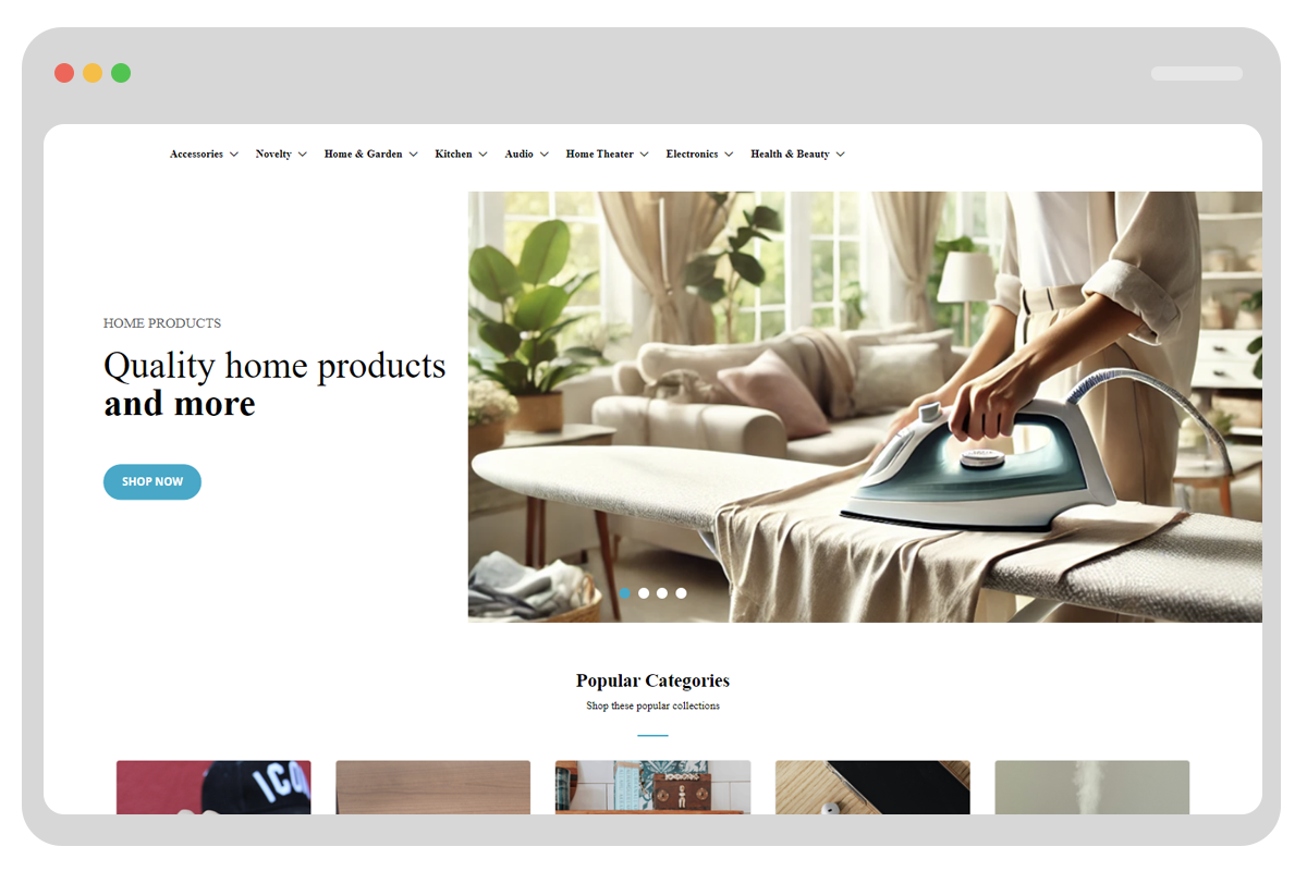 store details electronics and home