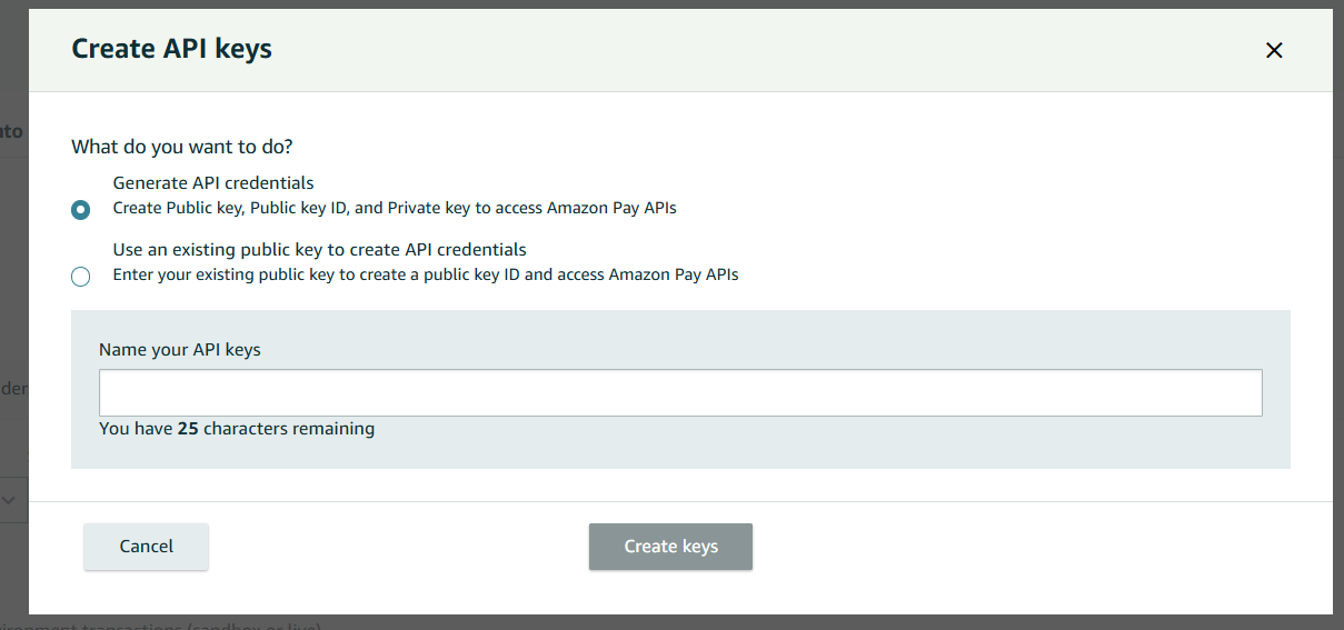 Amazon Pay Set Up